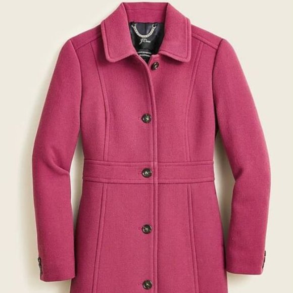 J. Crew | Jackets & Coats | Nwt6tclassic Lady Day Coat In Italian ...